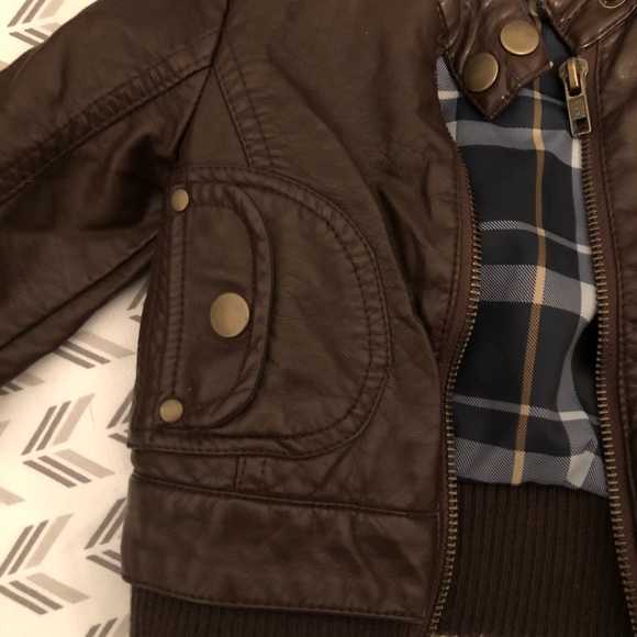 Joe Fresh | Jackets & Coats | 36 Month Joe Fresh Leather Jacket | Poshmark